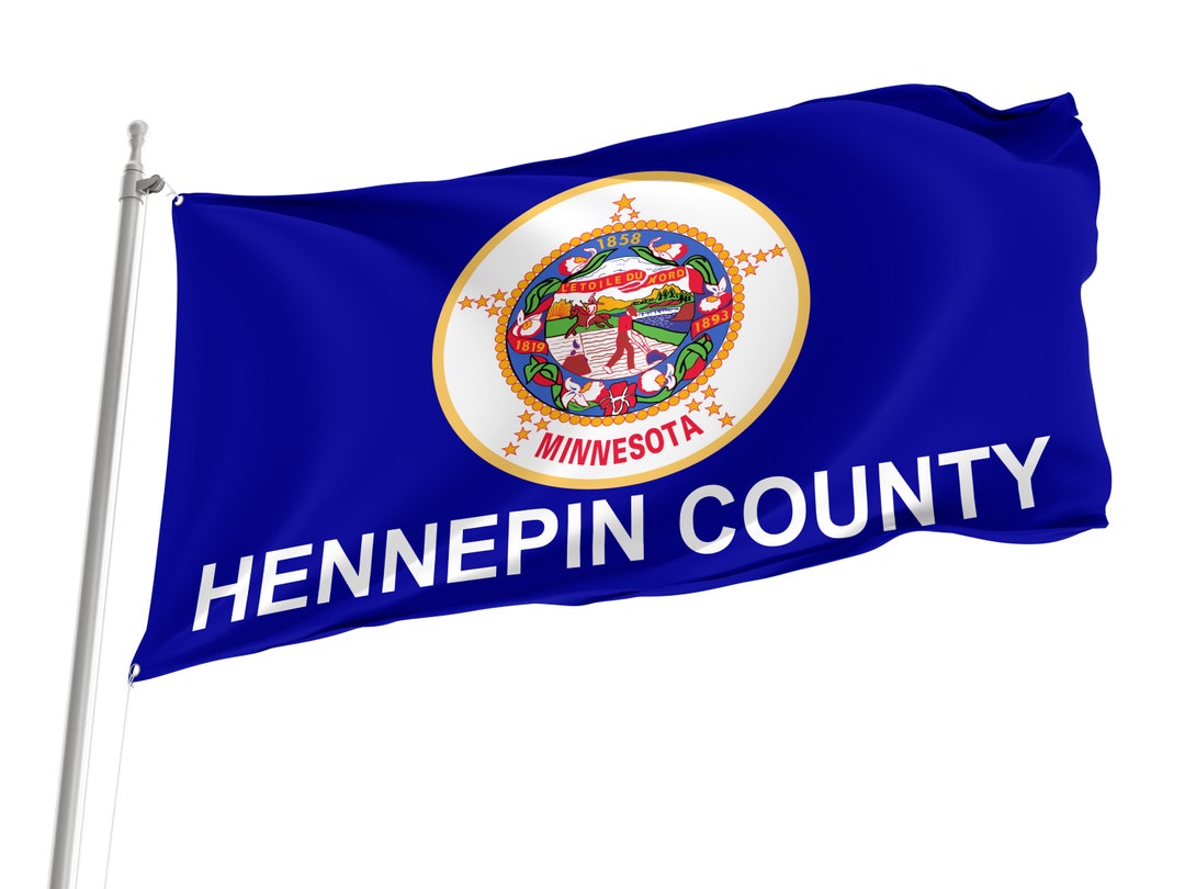 Hennepin County Minnesota Flag: Unique Design, 3x5 Ft, Bright Colors - Etsy