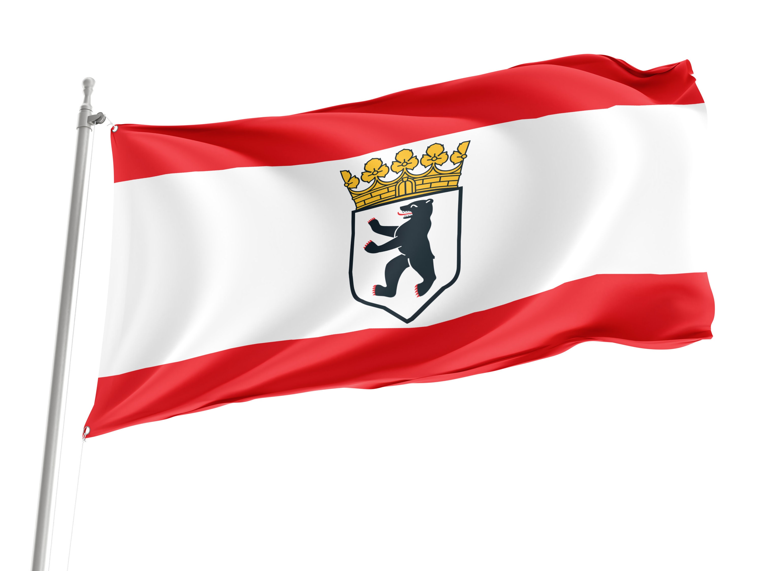 Flag of Berlin, Patriotic Flags, Unique Design Print, Flags for Indoor ...