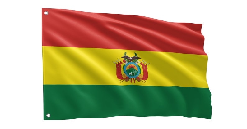 Flag of Bolivia, Patriotic Flags, Unique Design Print, Flags for Indoor ...