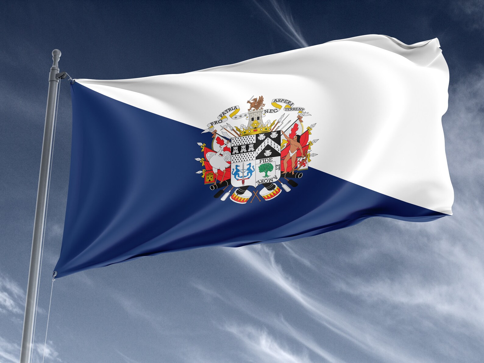 Osorno Chile Flag: Unique Design Print, Indoor/outdoor (3x5ft) - Etsy