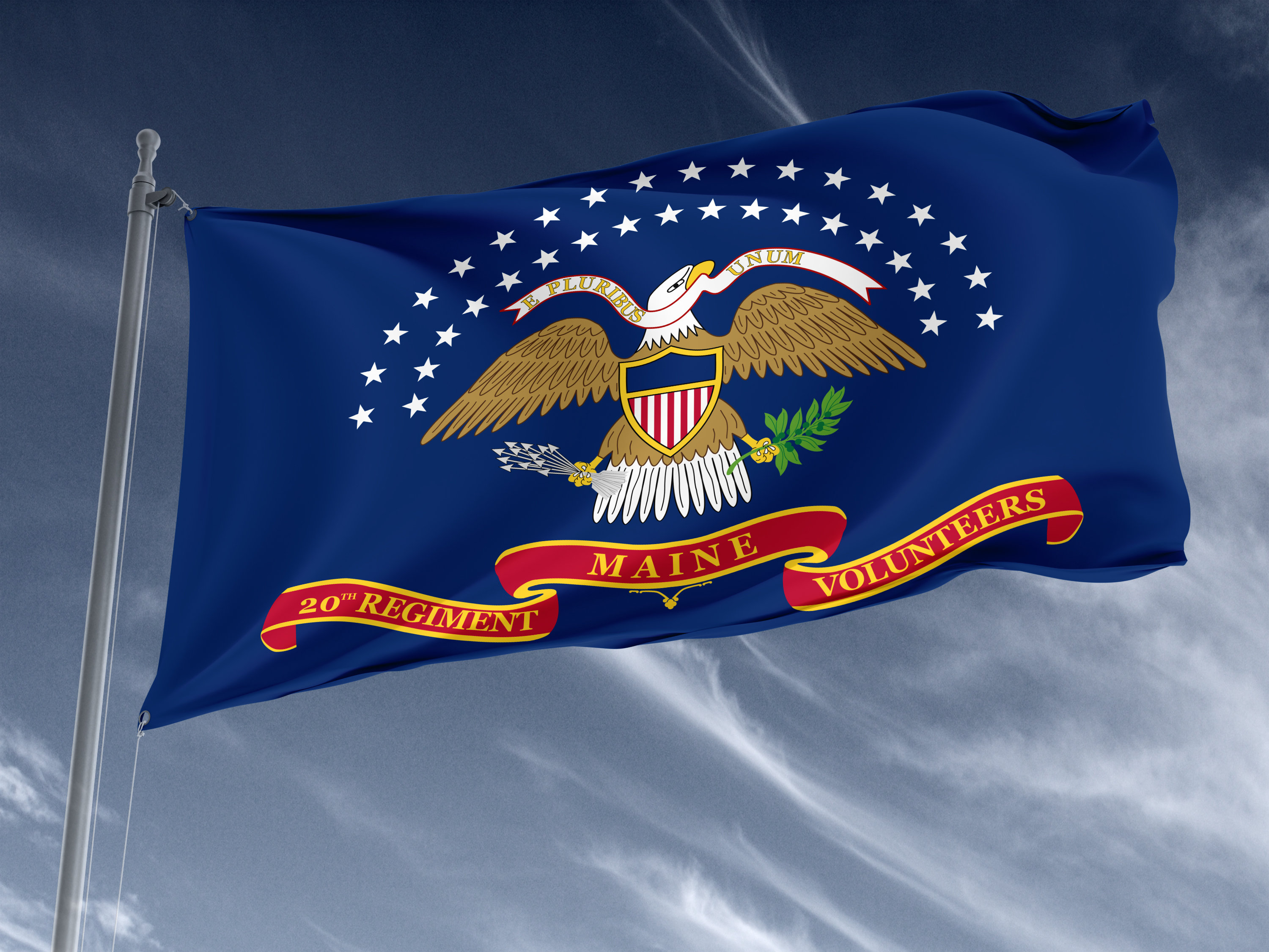 20th Maine Volunteer Infantry Regiment Flag: 3x5ft, Indoor/outdoor - Etsy