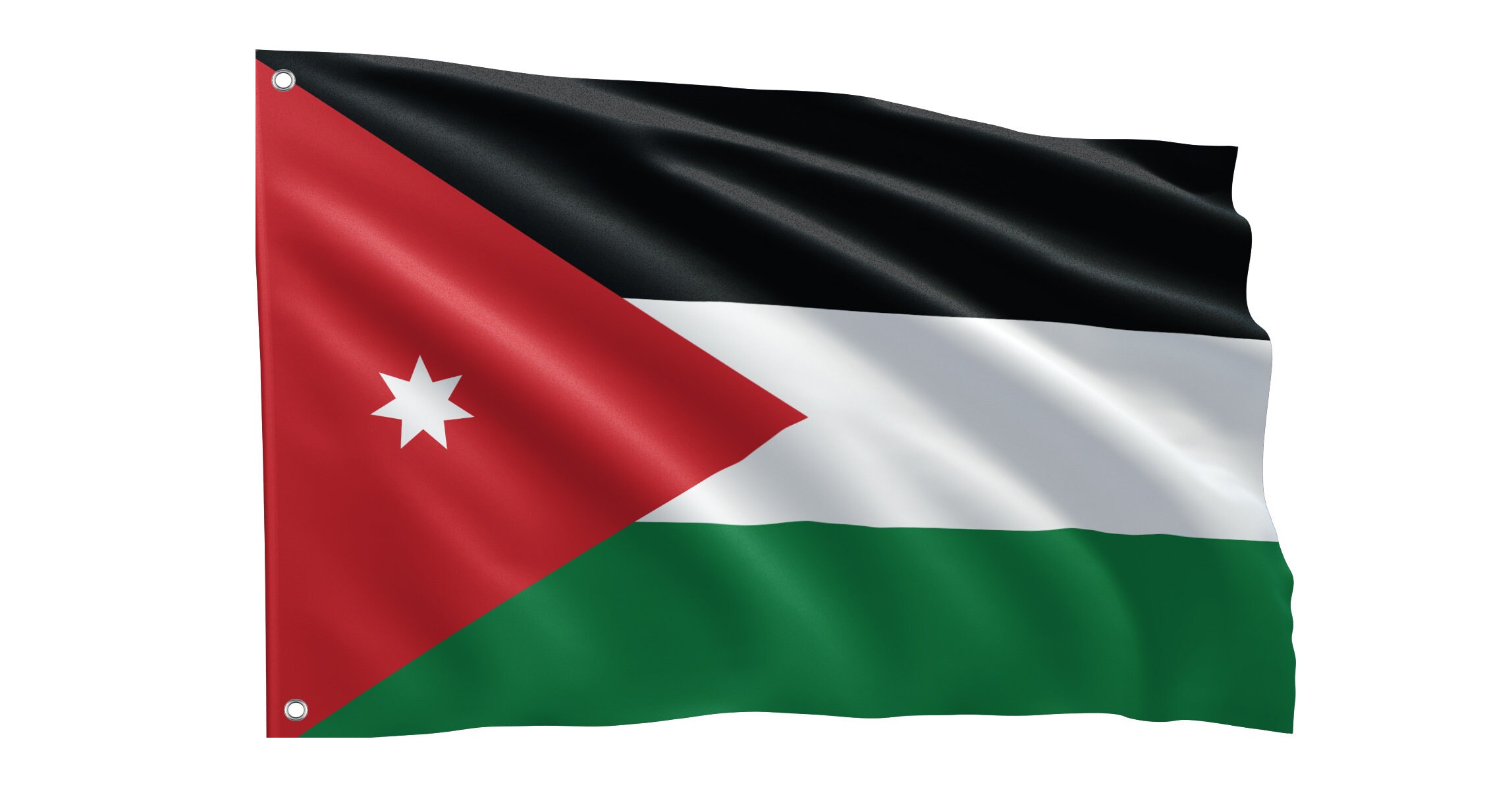 Flag of Jordan Patriotic Flags Unique Design Print Flags - Etsy