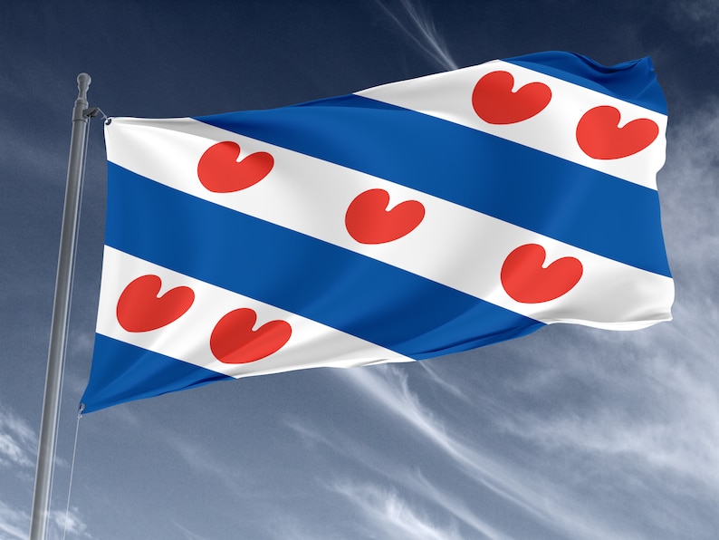 Frisian Flag With Brass Grommets, Unique Design Print, Double Sided ...