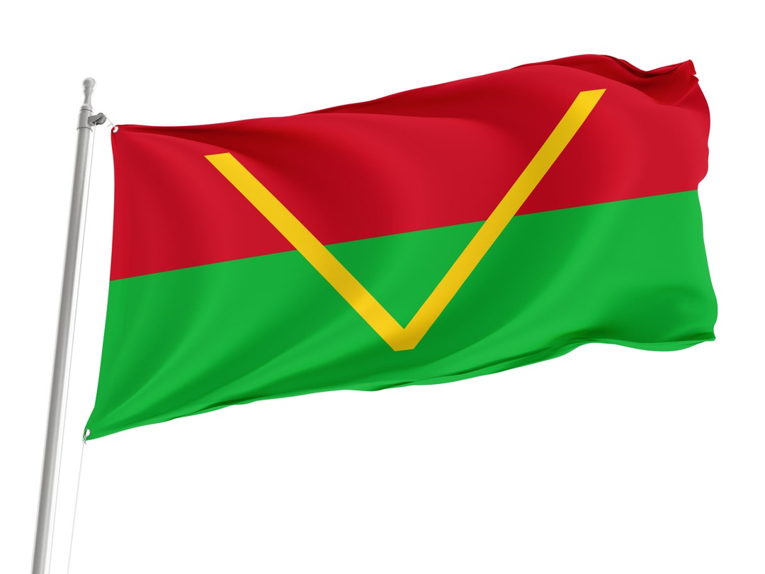 Flag of South Kasai, Unique Design Print, Double Sided Large Flag, Size ...