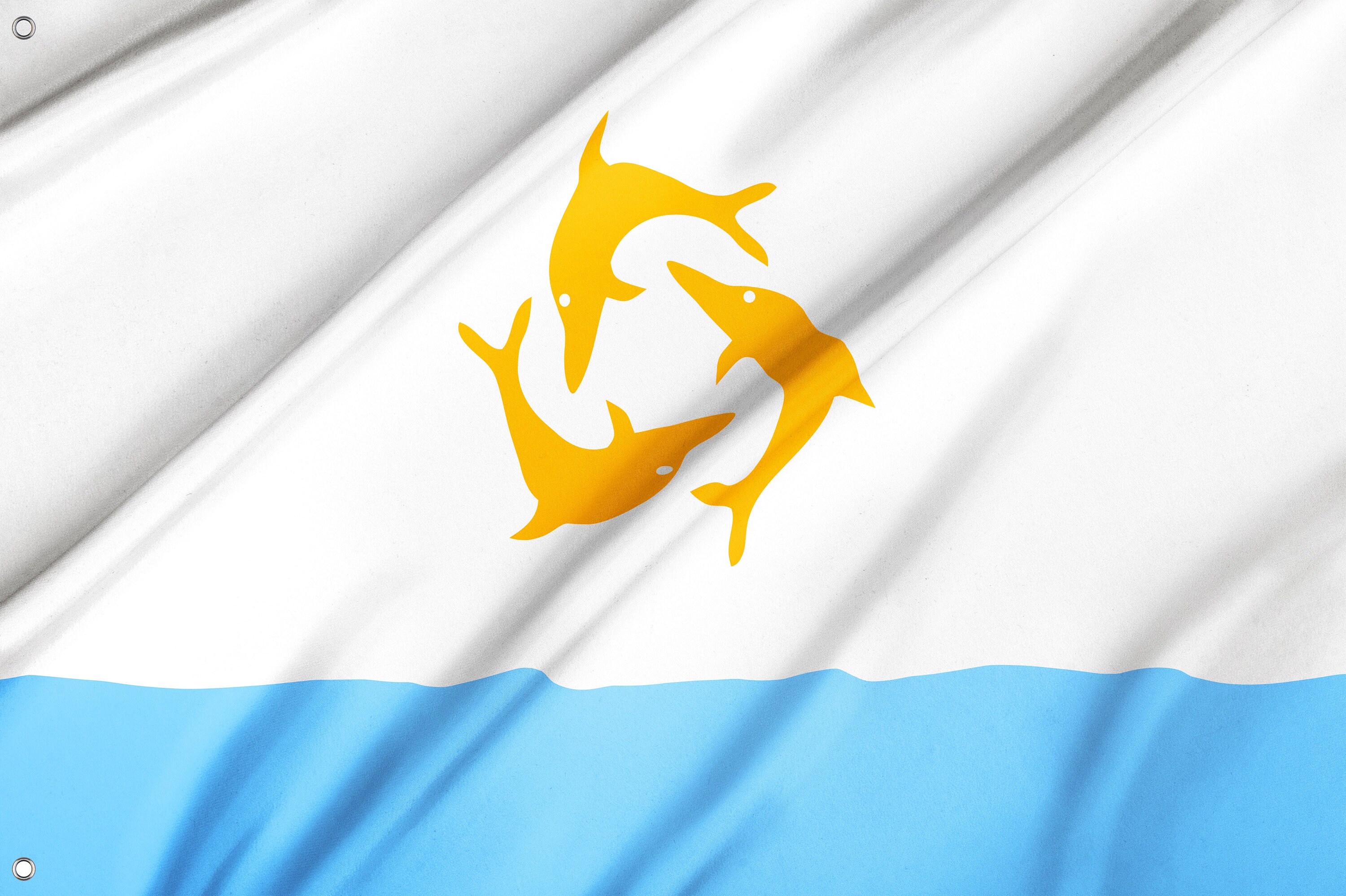 Flag of Anguilla 1967-1969, Patriotic Flags, Unique Design Print, Flags ...