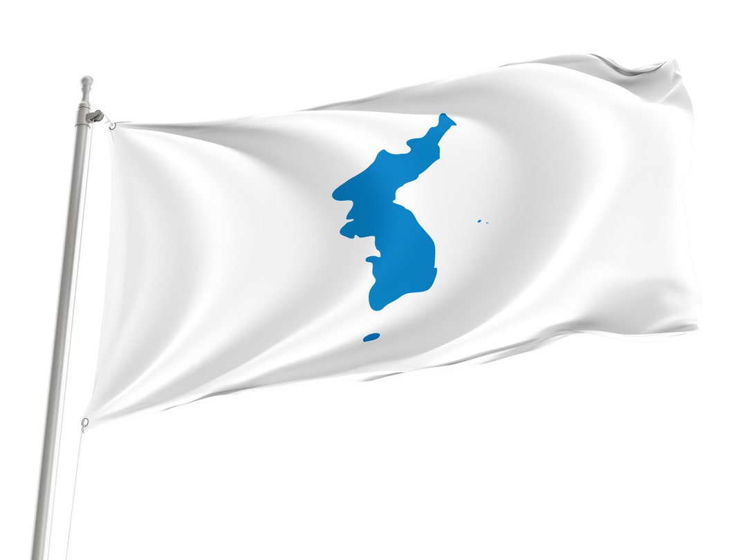 Korean Unification Flag, Unique Design Print, Double Sided Large Flag ...