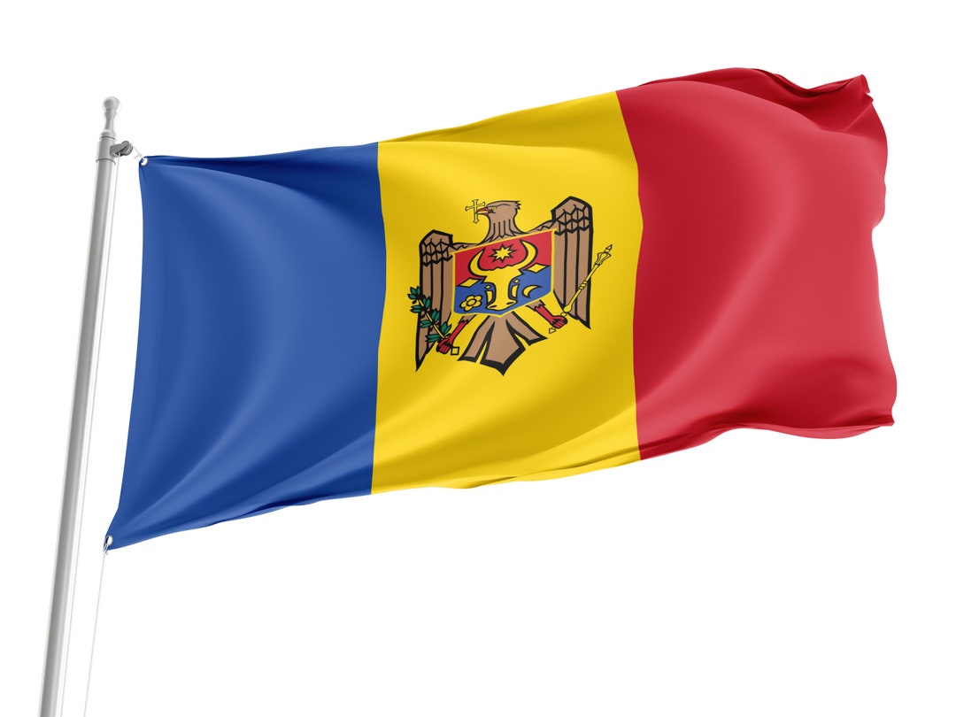 Flag of Moldova, Patriotic Flags, Unique Design Print, Flags for Indoor ...