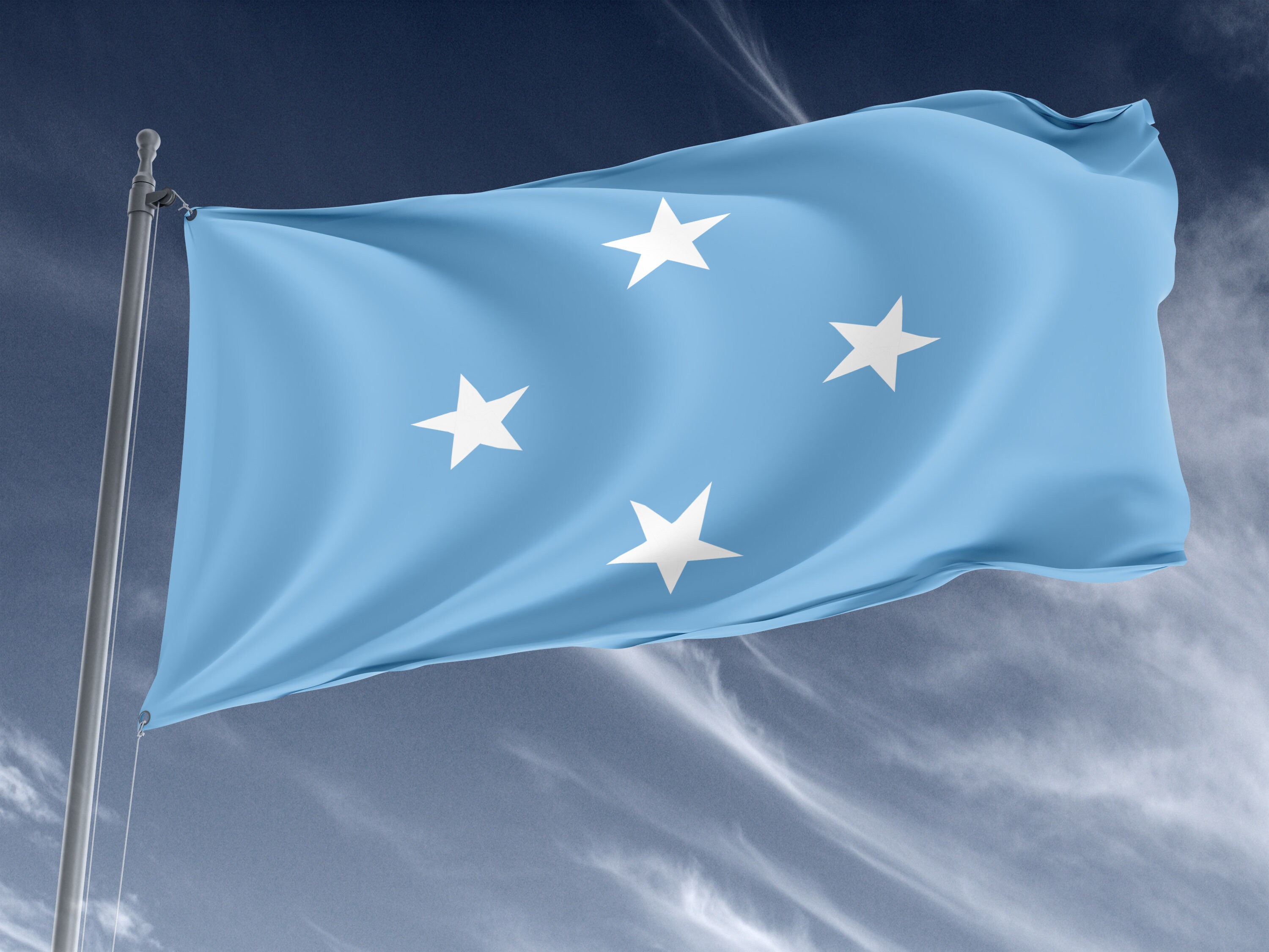 Micronesia Flag: Patriotic Indoor/outdoor Decor (3x5 Ft) - Etsy