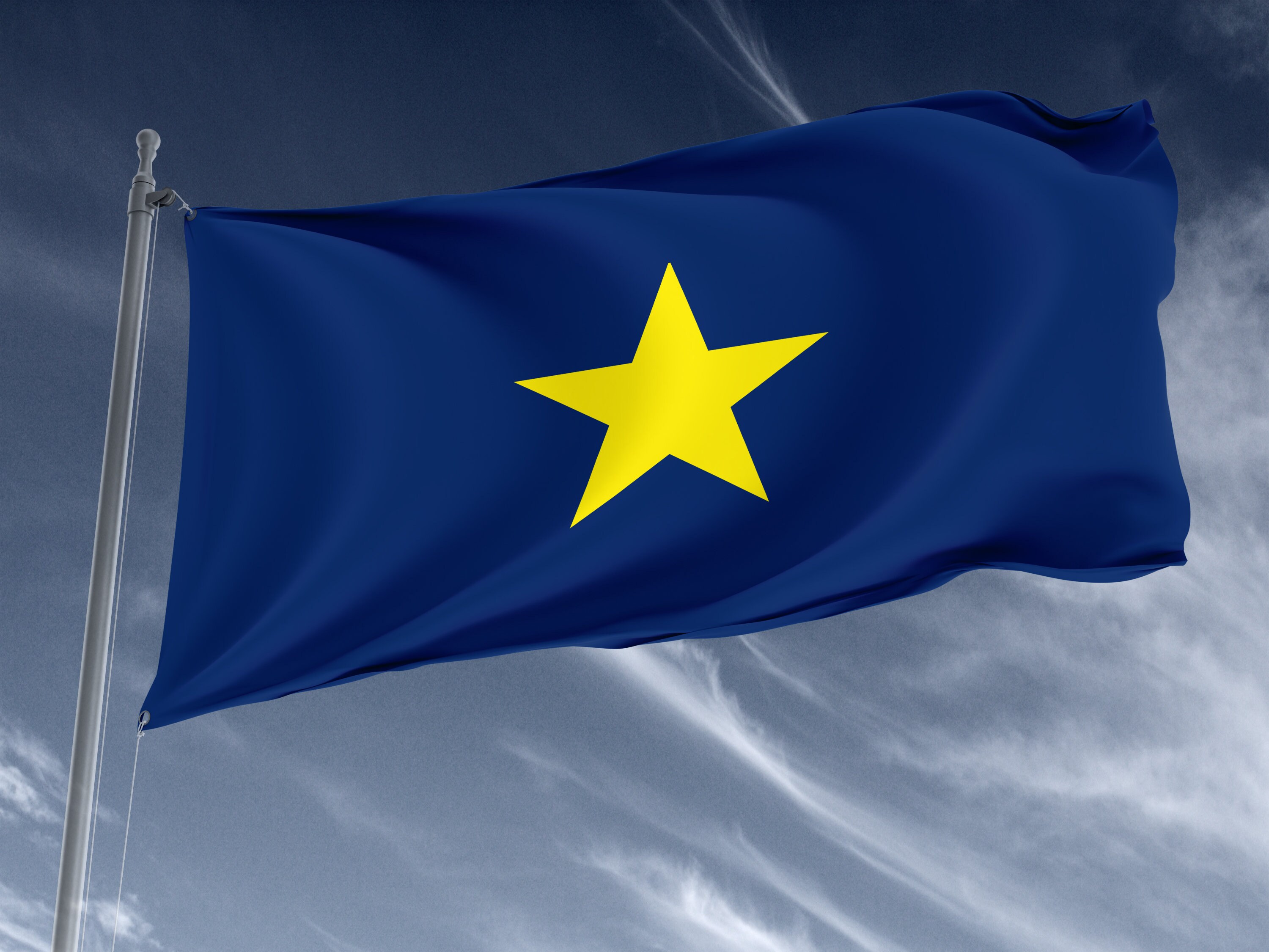 Bandera Original De La República De Texas