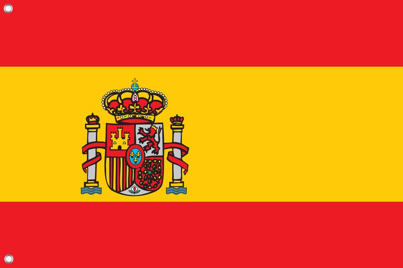 Flag of Spain, Patriotic Flags, Unique Design Print, Flags for Indoor ...