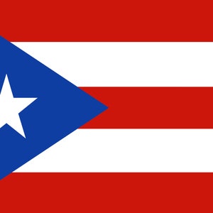 Flag of Puerto Rico, Patriotic Flags, Unique Design Print, Flags for ...