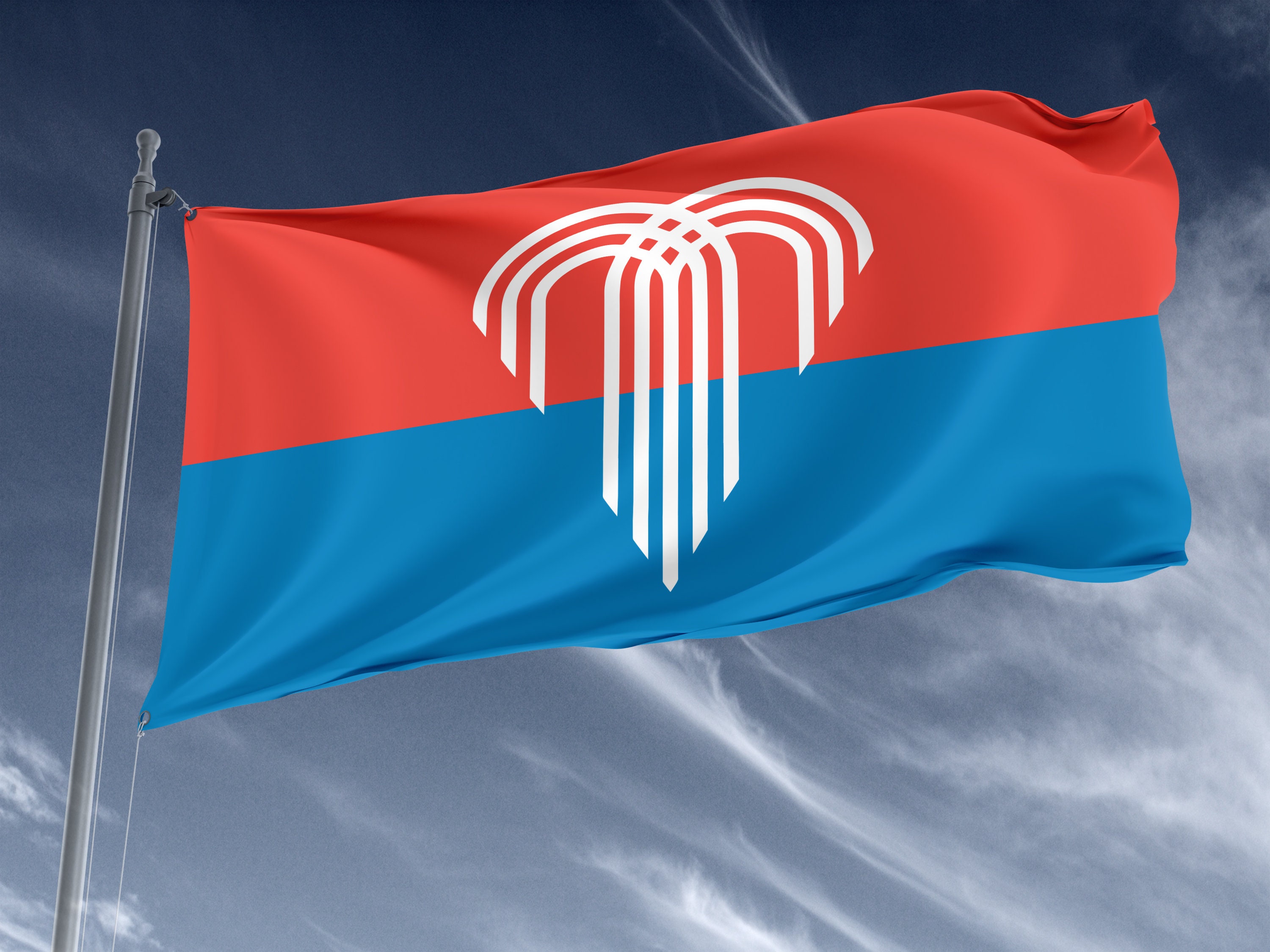 Flag of Kansas City, Missouri With Brass Grommets, Unique Design Print ...