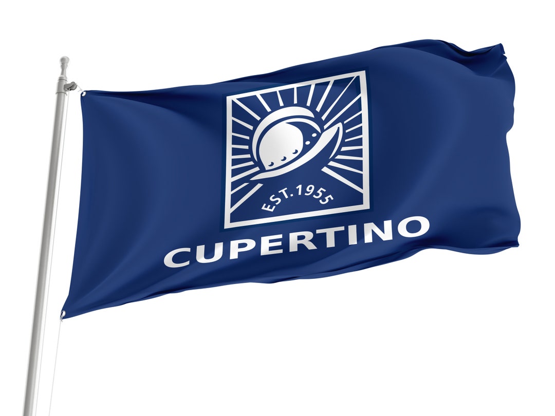 Cupertino California Flag: Unique Design, Bright Colors (3x5 Ft) - Etsy