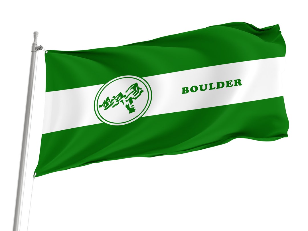 Boulder Colorado Flag: Unique Design, Bright Colors (3x5 Ft) - Etsy