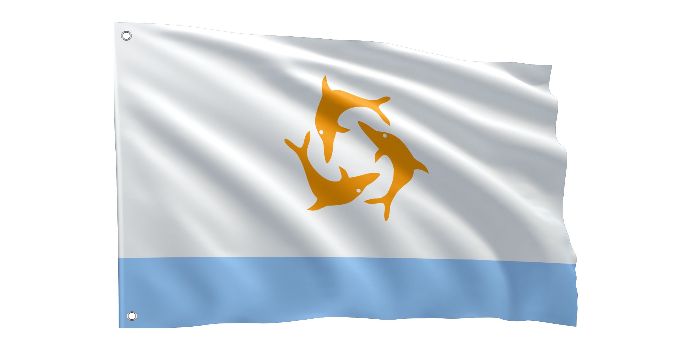 Flag of Anguilla 1967-1969, Patriotic Flags, Unique Design Print, Flags ...