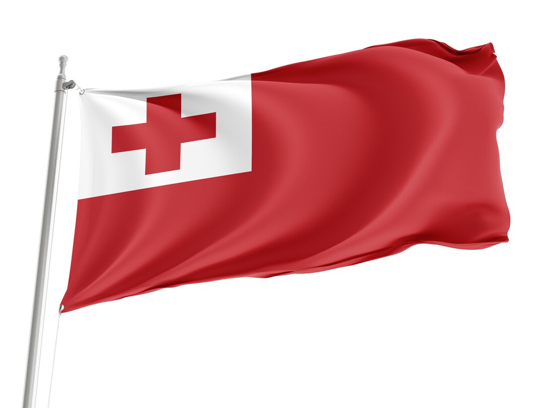 Flag of Tonga, Patriotic Flags, Unique Design Print, Flags for Indoor ...