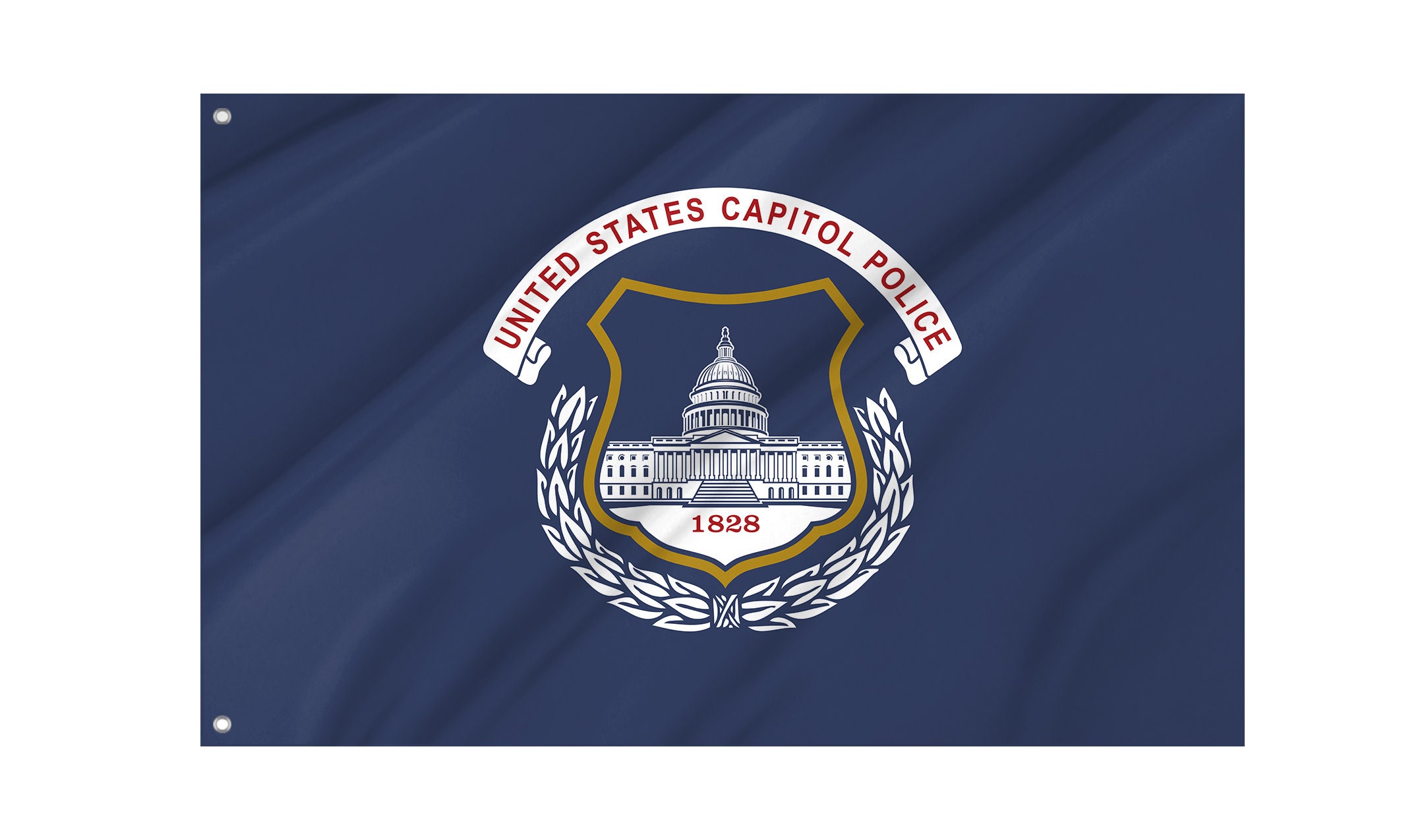 United States Capitol Police Flag, Unique Design Print, Double Seams ...