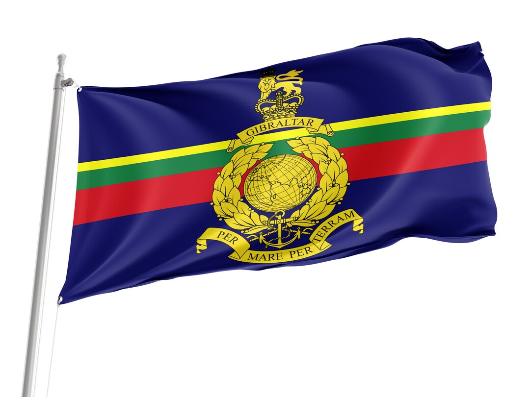 Flag of Royal Marines, Unique Design Print, Flags for Indoor & Outdoor ...