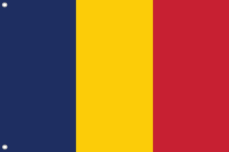 Chad Flag: Patriotic Indoor/outdoor Decor (3x5 Ft) - Etsy