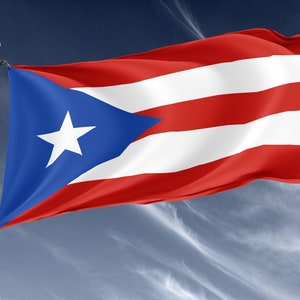 Puerto Rico Flag: Patriotic Indoor/outdoor Banner (3x5 Ft) - Etsy