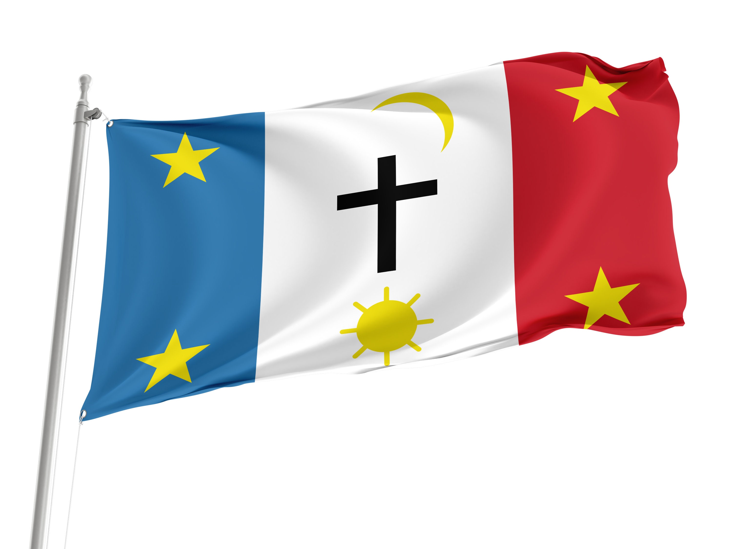 Pascua Yaqui Tribe of Arizona Flag, Unique Design Print, Double Seams ...