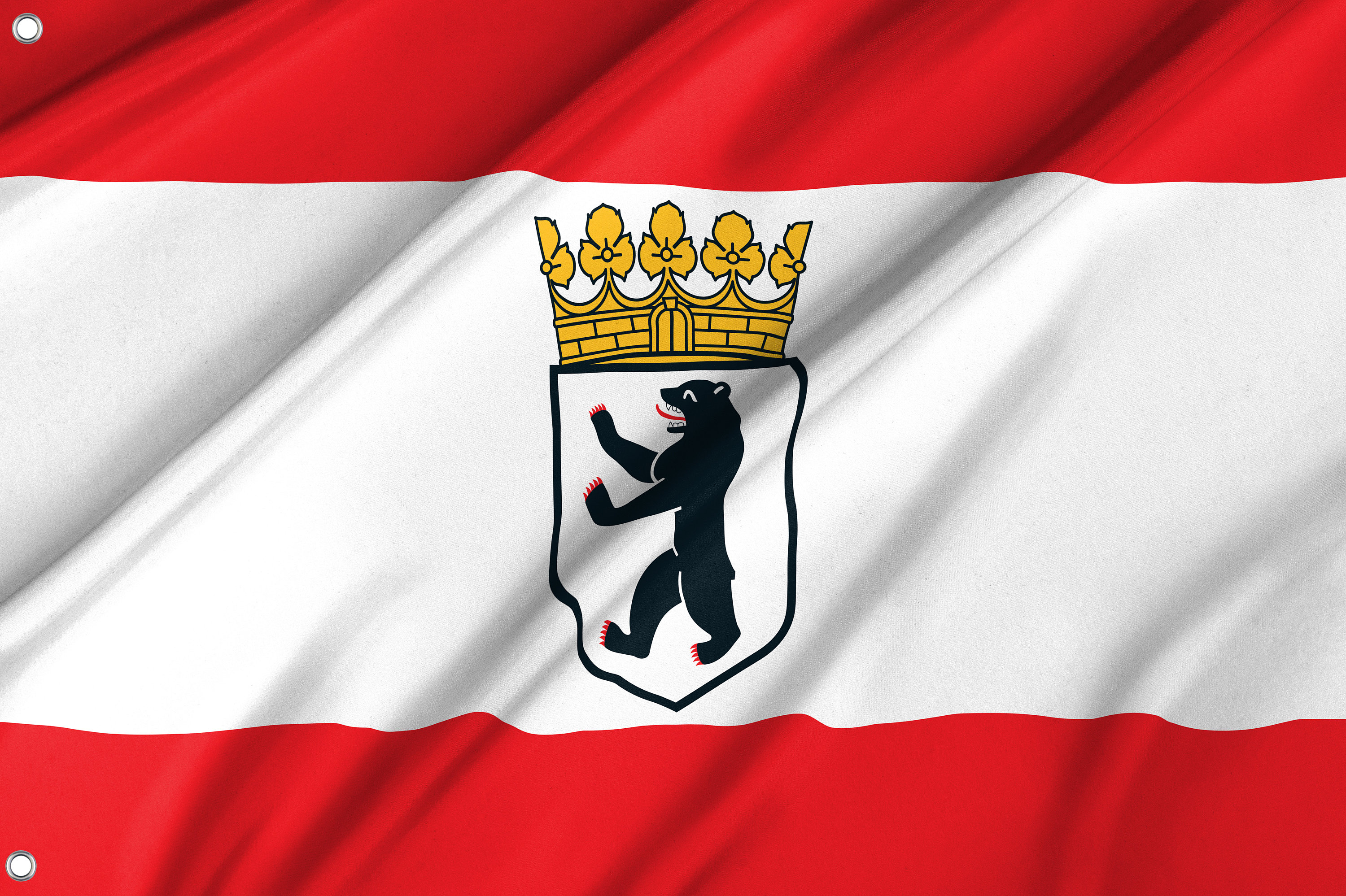 Flag of Berlin, Patriotic Flags, Unique Design Print, Flags for Indoor ...