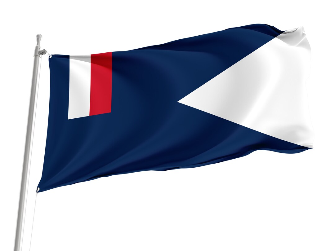 French Colony Governor Flag: Unique Design Print, 3x5 Ft - Etsy