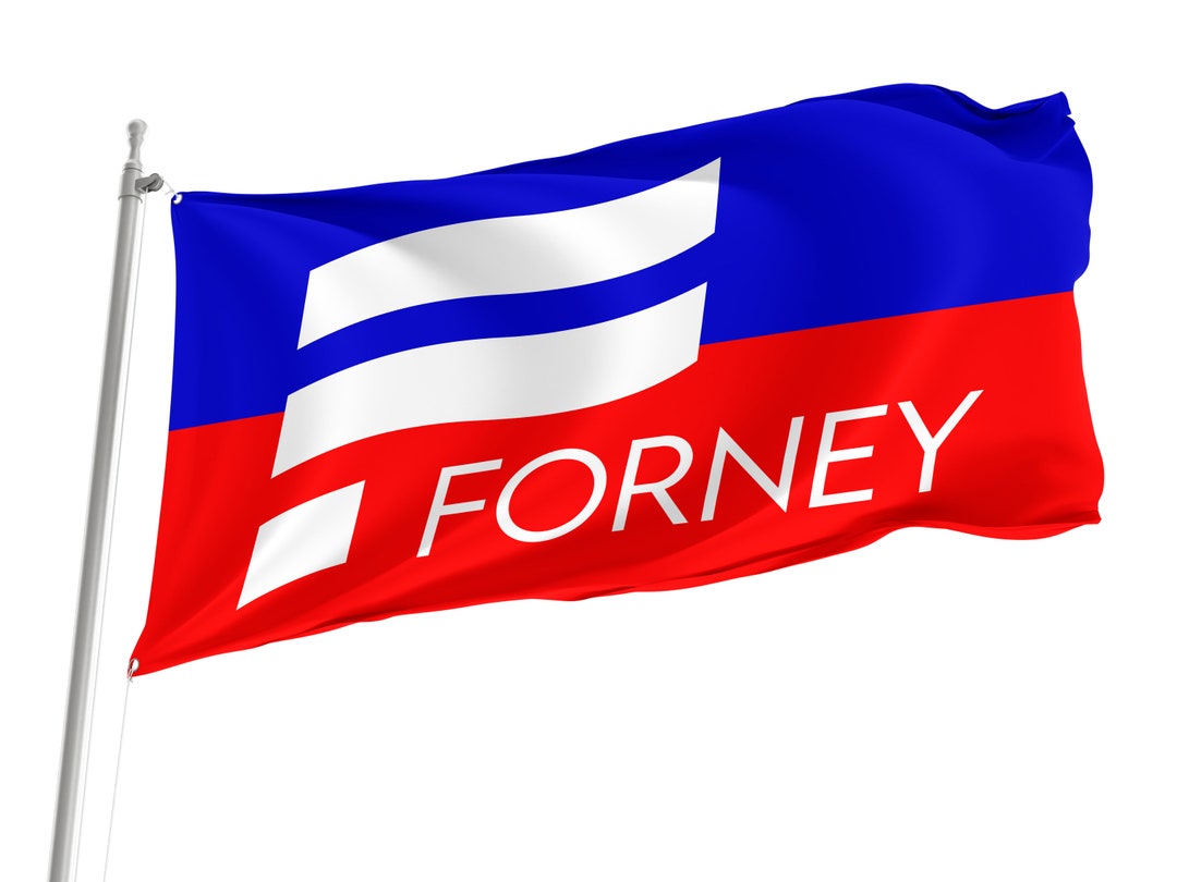 Forney, Texas Flag, Unique Design Print, Double Seams, Bright Colours ...
