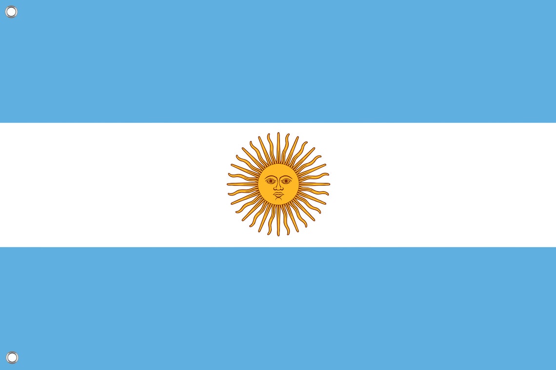 Flag of Argentina, Patriotic Flags, Unique Design Print, Flags for ...