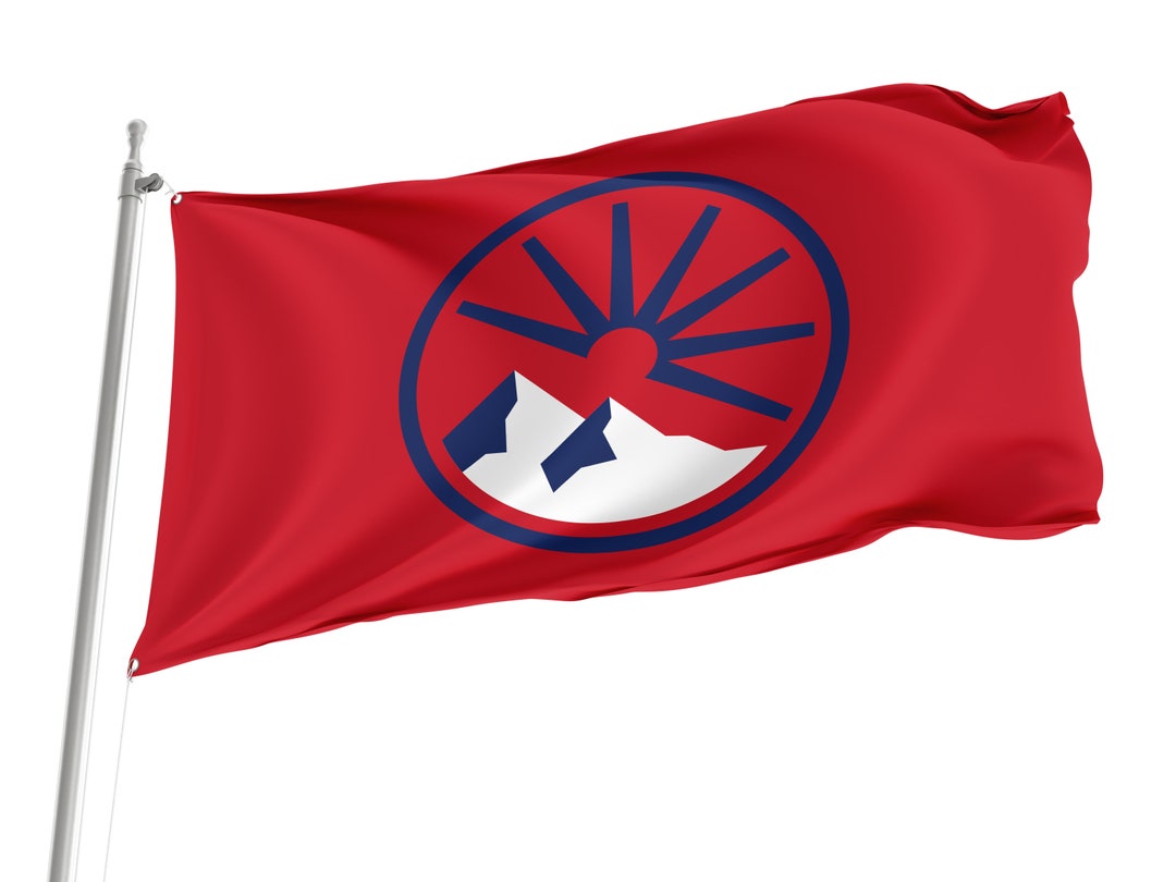 American Fork Utah Flag: Unique Design, Bright Colors (3x5 Ft) - Etsy