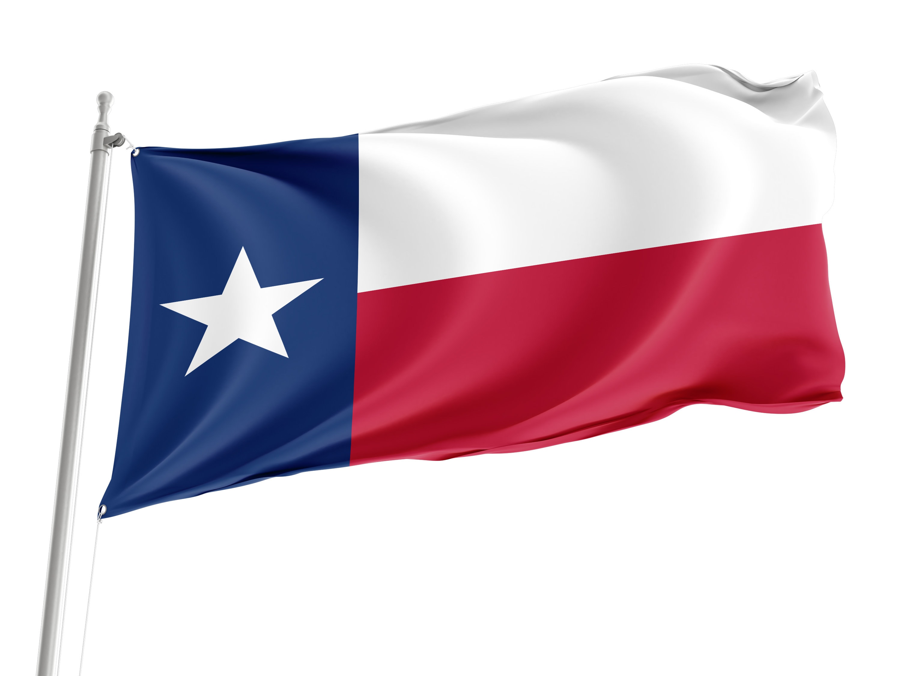Colores De La Bandera Del Estado De Texas