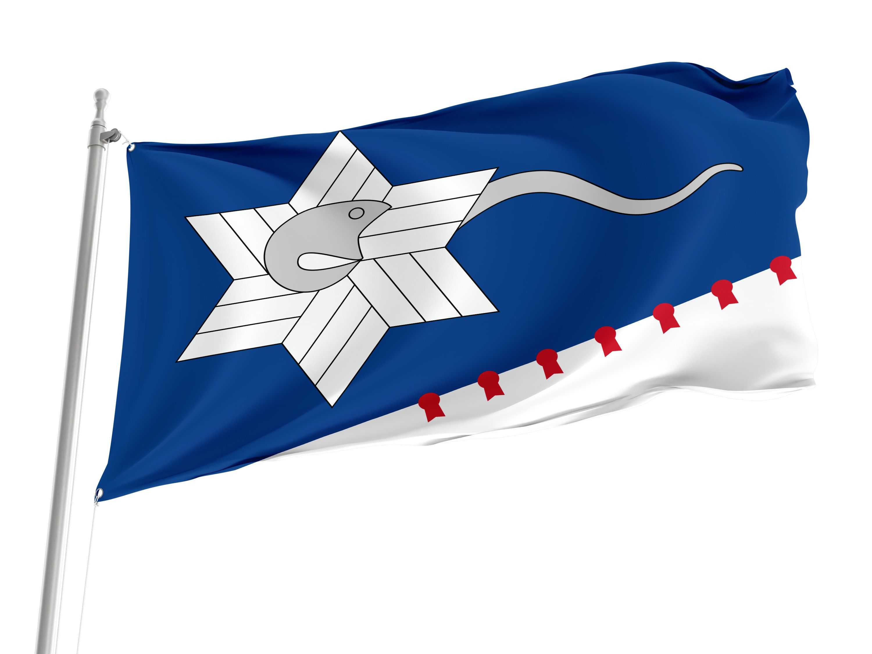 Branch Davidians Flag With Brass Grommets, Unique Design Print, Double ...