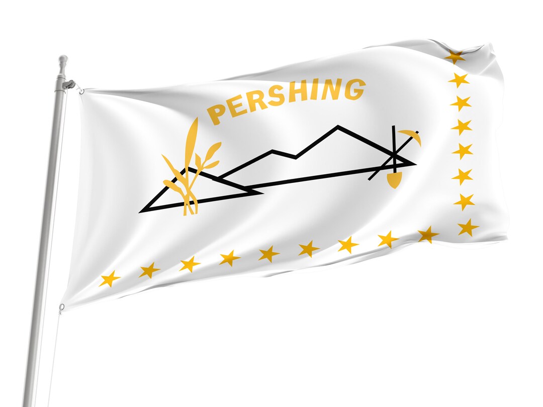 Pershing County, Nevada Flag, Unique Design Print, Double Seams ...