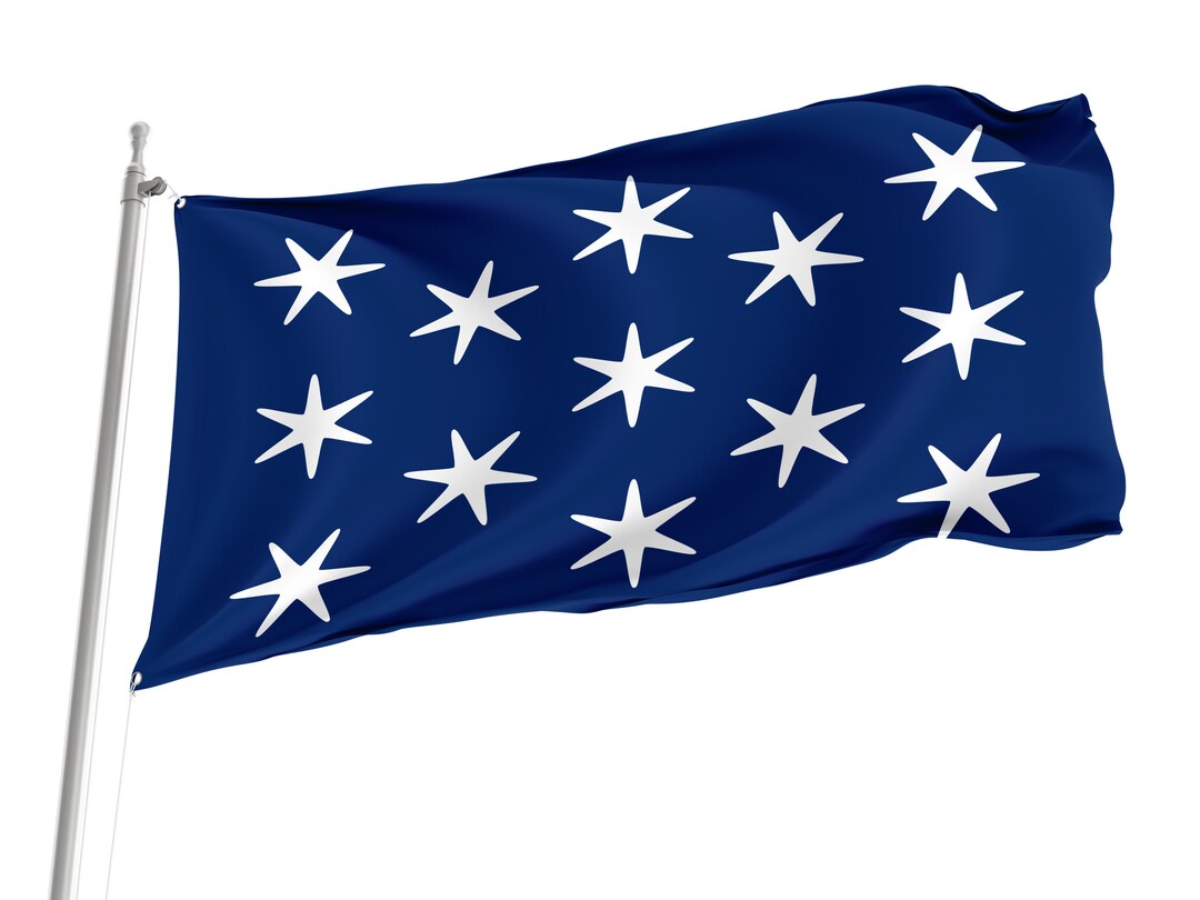 George Washington Personal Position Flag, Unique Design Print, Double ...