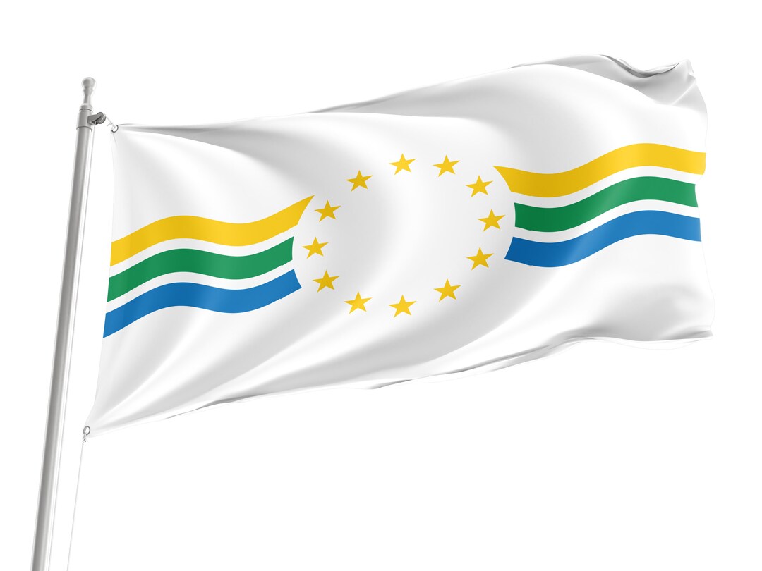 Flag of Los Ríos Region, Chile, Unique Design Print, Flags for Indoor ...