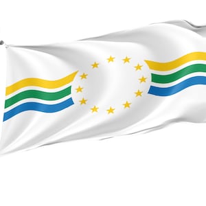 Flag of Los Ríos Region, Chile, Unique Design Print, Flags for Indoor ...