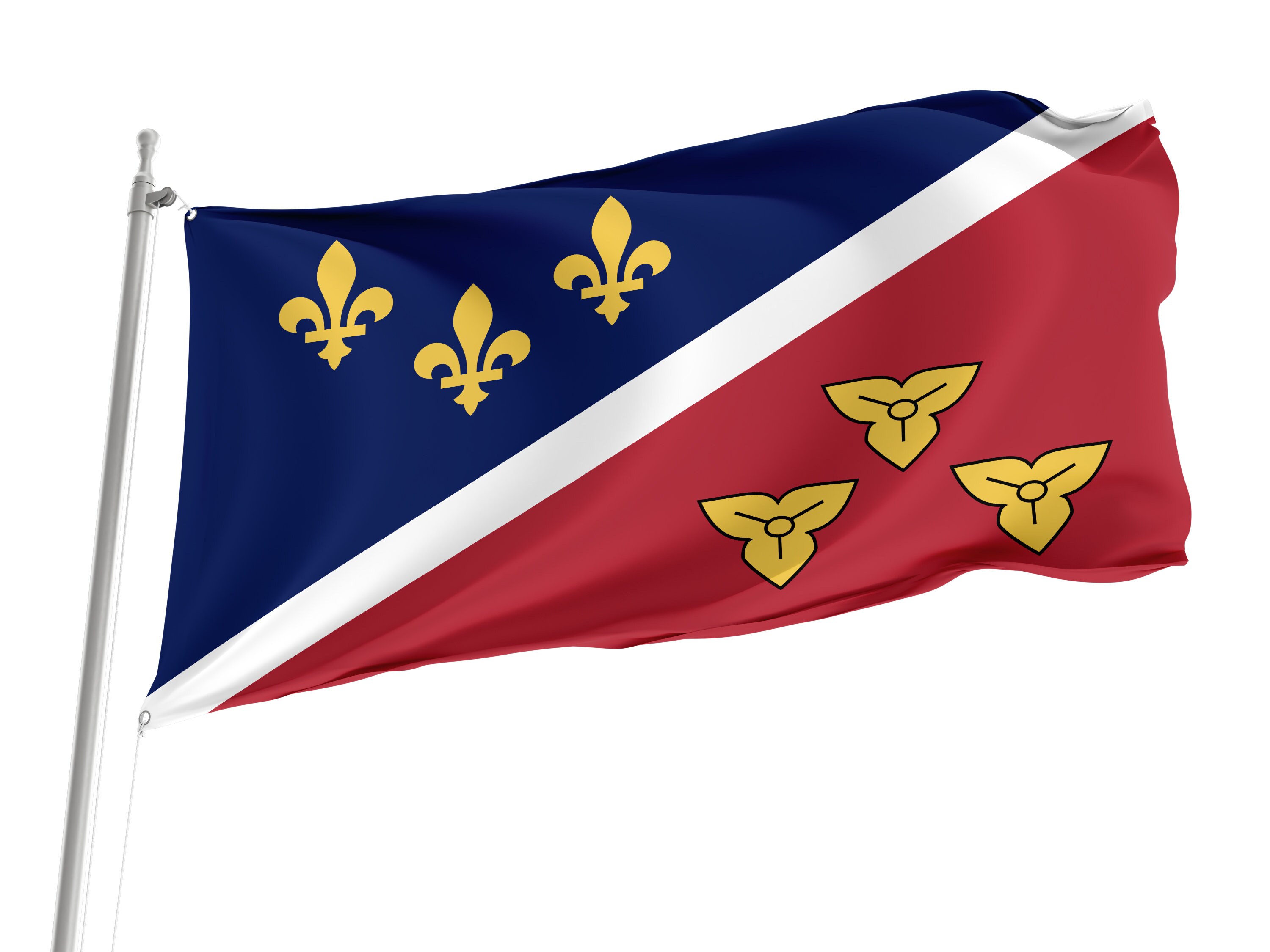 Metairie Louisiana Flag: Unique Design, Bright Colors (3x5ft / 90x150cm ...
