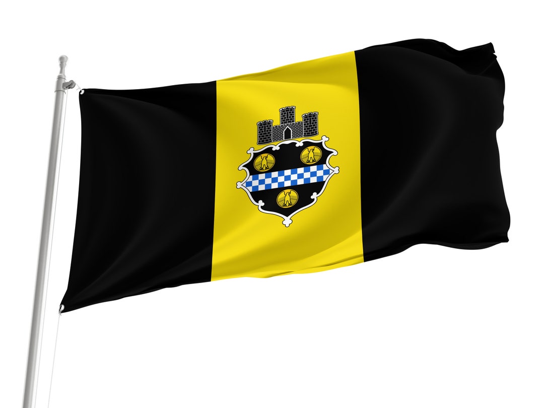 Pittsburgh, Pennsylvania Flag, Unique Design Print, Double Seams ...