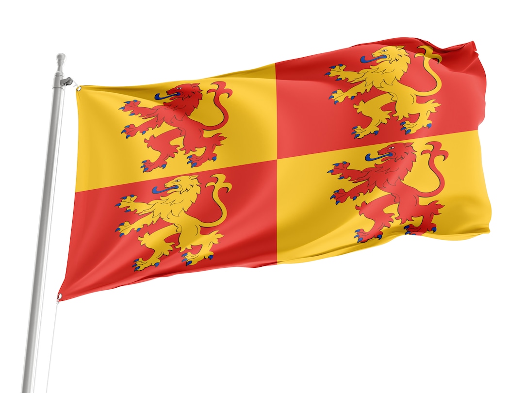 Owain Glyndwr Flag: Welsh Lion Design, Indoor/outdoor (3x5ft) - Etsy