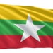 Flag of Myanmar, Patriotic Flags, Unique Design Print, Flags for Indoor ...