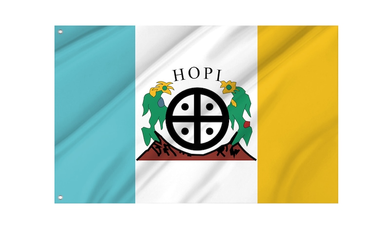 Hopi Reservation Flag, Unique Design Print, Double Seams, Bright ...