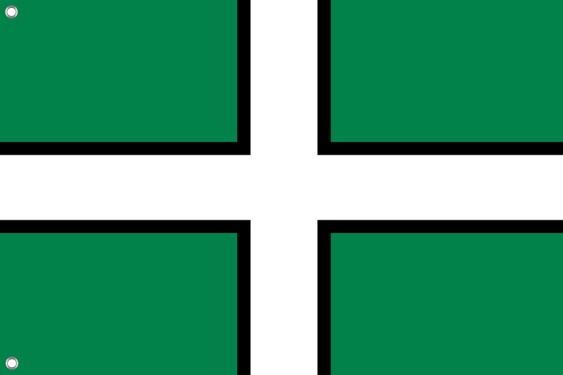 Flag of Devon, Unique Design Print, Flags for Indoor & Outdoor Use ...
