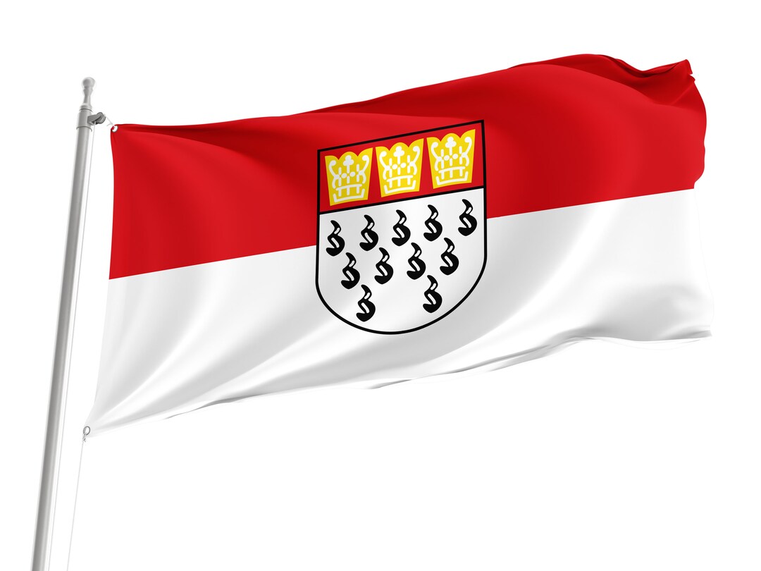 Cologne Flag With Brass Grommets, Unique Design Print, Double Sided ...
