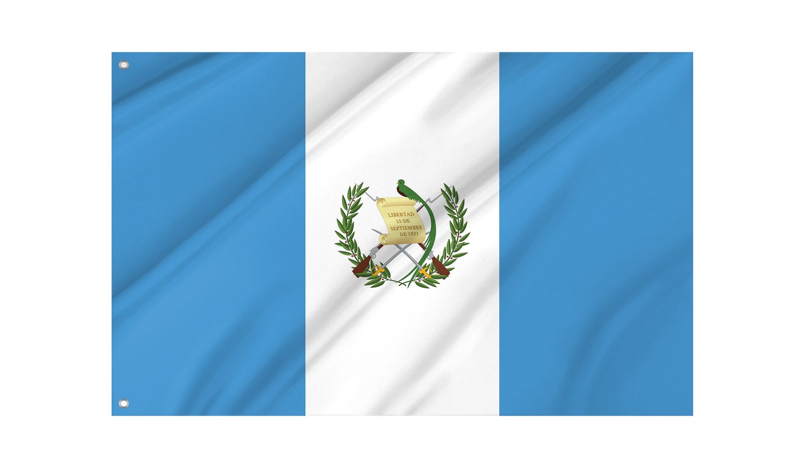 Flag of Guatemala, Patriotic Flags, Unique Design Print, Flags for ...