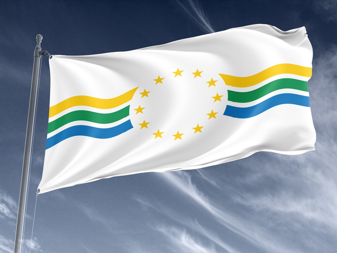 Flag of Los Ríos Region, Chile, Unique Design Print, Flags for Indoor ...