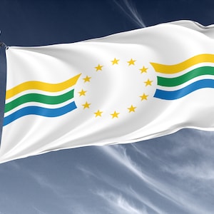 Flag of Los Ríos Region, Chile, Unique Design Print, Flags for Indoor ...