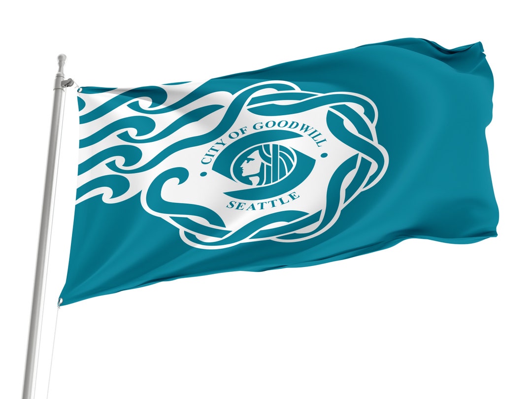 Seattle Flag: Unique Design, Bright Colors, 3x5 Ft - Etsy