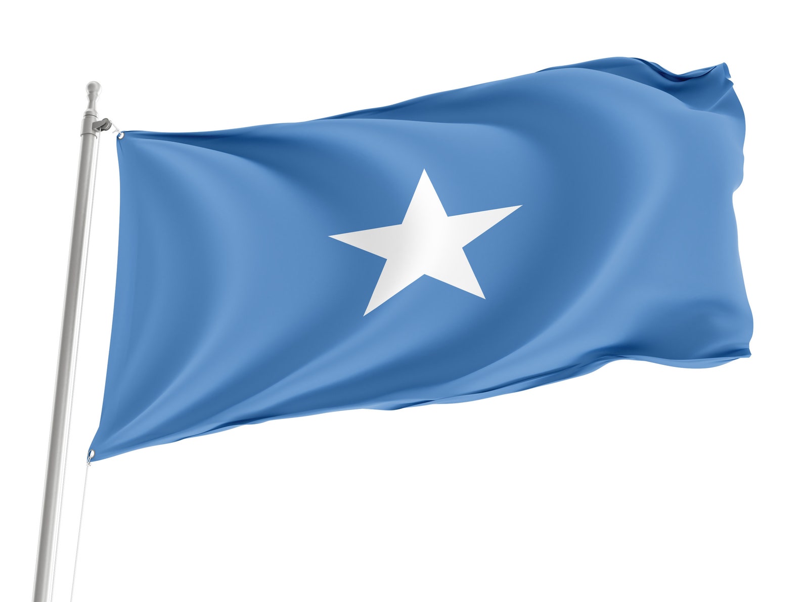Flag of Somalia, Patriotic Flags, Unique Design Print, Flags for Indoor ...