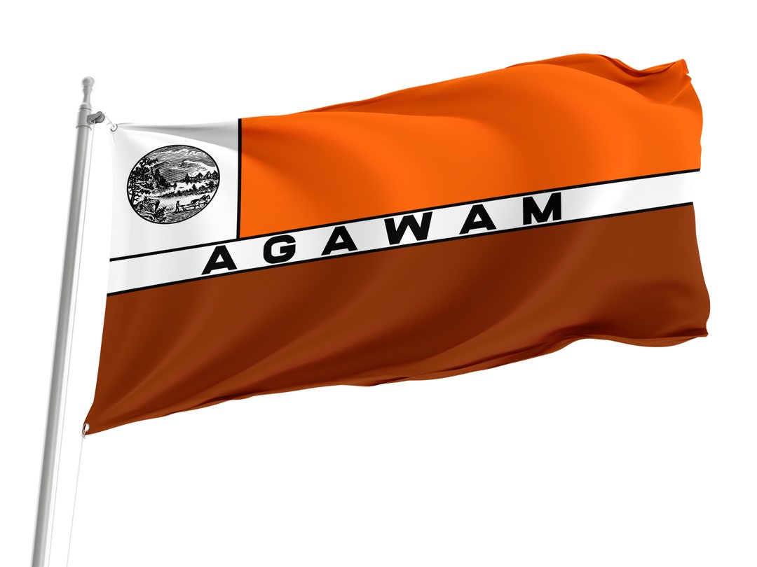 Agawam Massachusetts Flag: Unique Design, Bright Colors (3x5 Ft) - Etsy