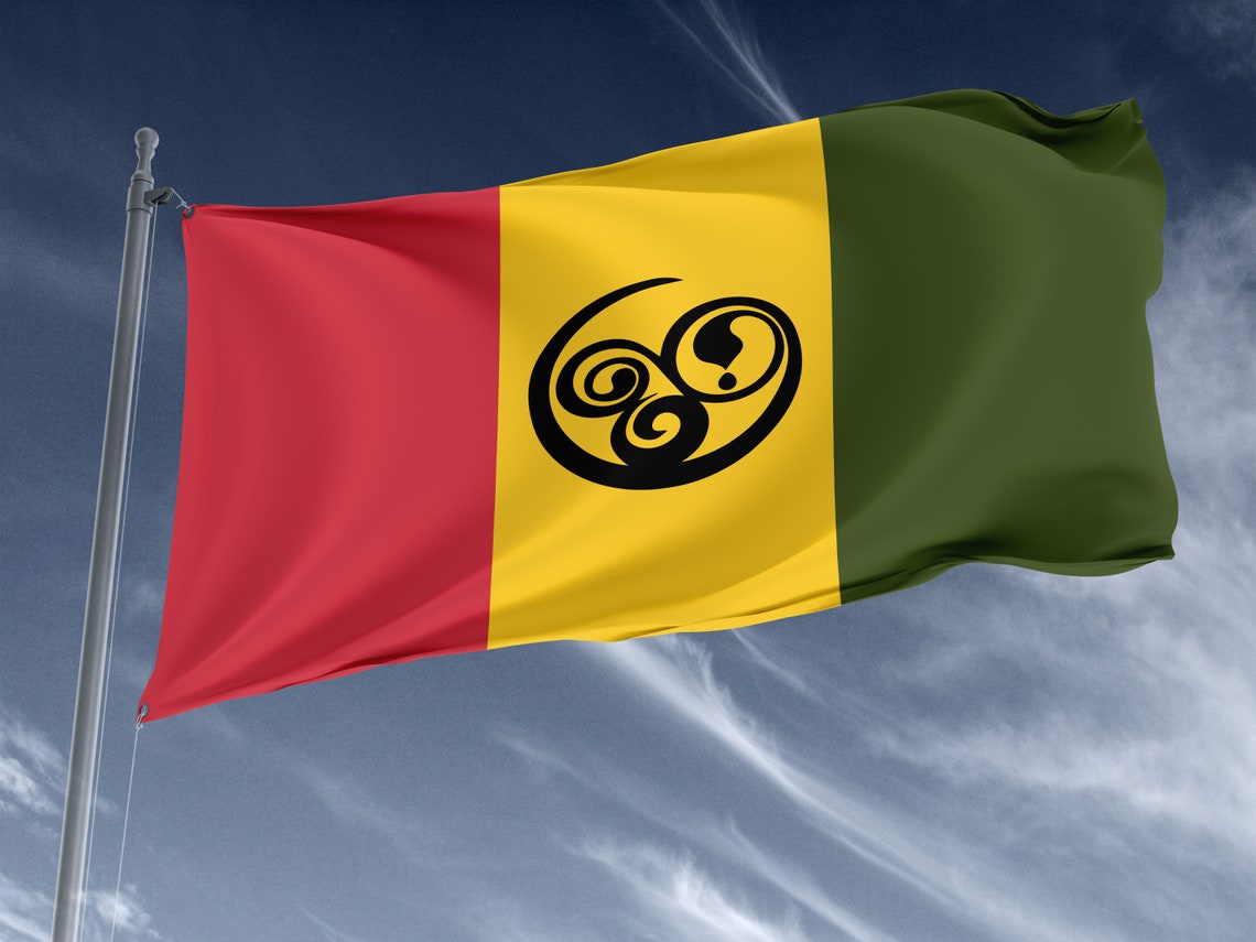 Afro Nova Scotian Flag Unique Design Print Double Sided - Etsy